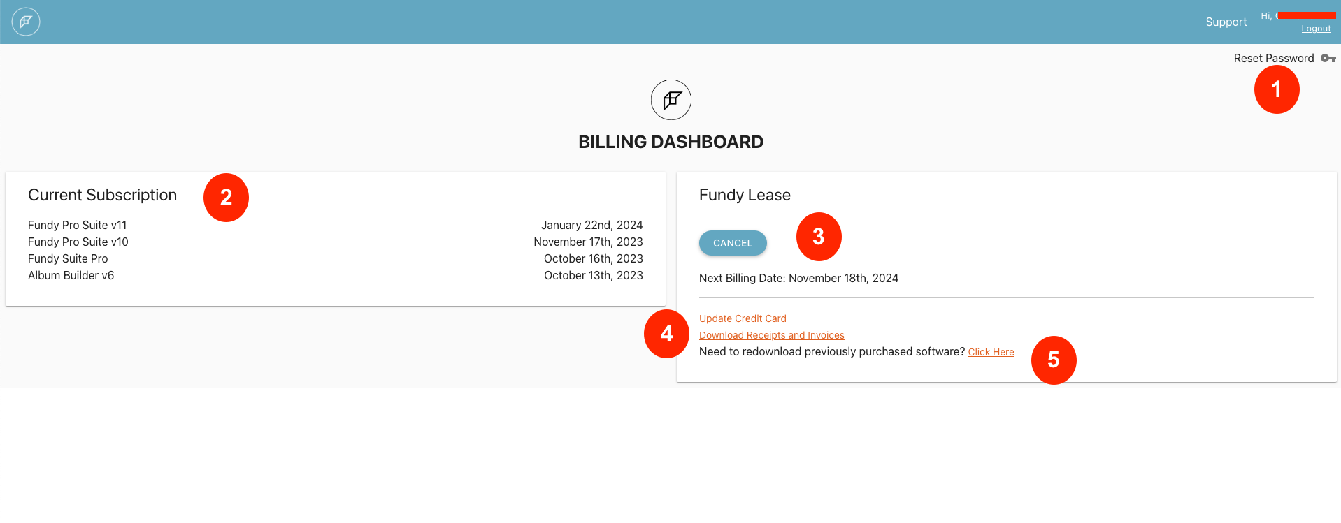 My Fundy Account Dashboard – Fundy Software Help Center